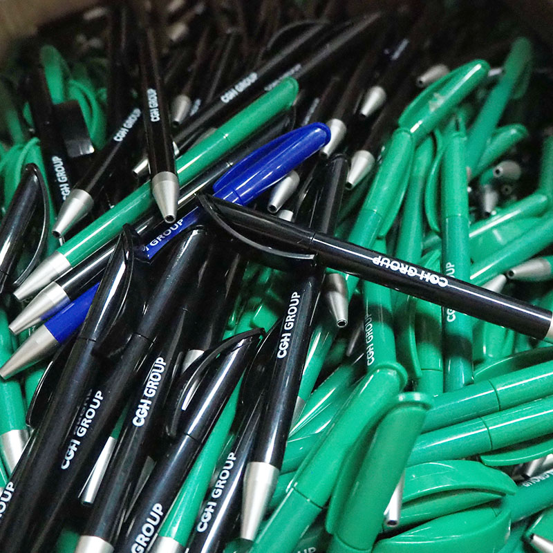 ผลงาน ปากกกาสกรีนโลโก้ CGH GROUP | โรงงานผลิตปากกาพร้อมสกรีนโลโก้ - PEN ...