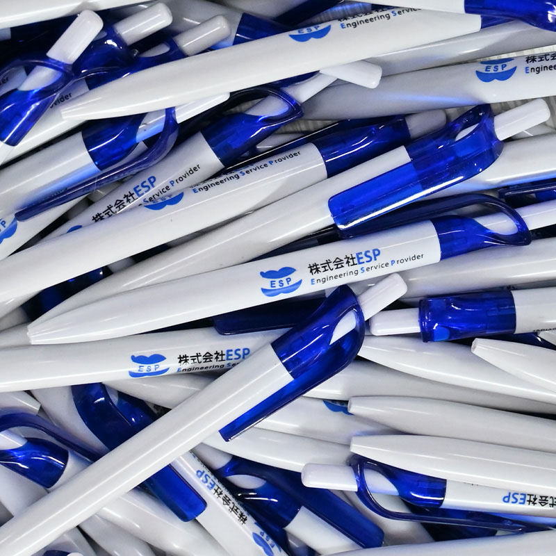 ผลงานปากกา สกรีนโลโก้ ESP | โรงงานผลิตปากกาพร้อมสกรีนโลโก้ - PEN-PERFECT