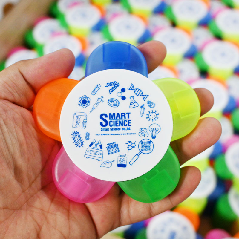 ผลงานปากกาเน้นข้อความ สกรีนโลโก้ SMART SCIENCE | โรงงานผลิตปากกาพร้อม ...